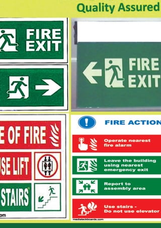 fire safety sign | PDF