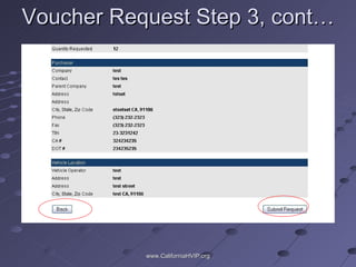 HVIP Dealer Voucher Request Instructions | PPT