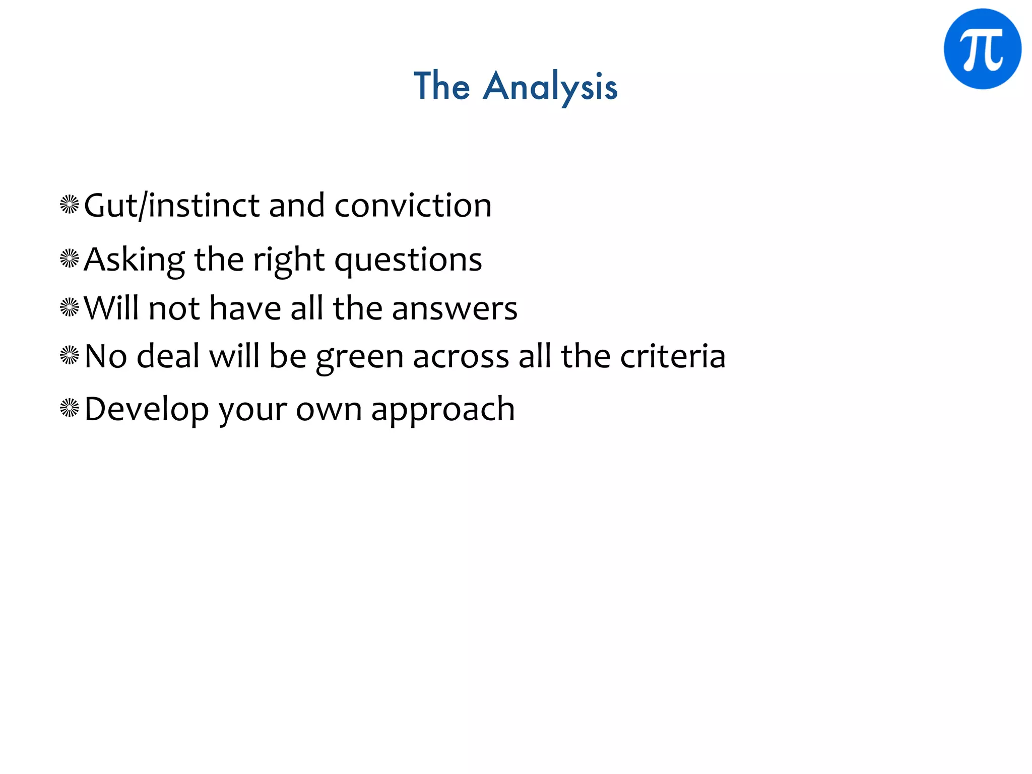 Deal Evaluation | PDF