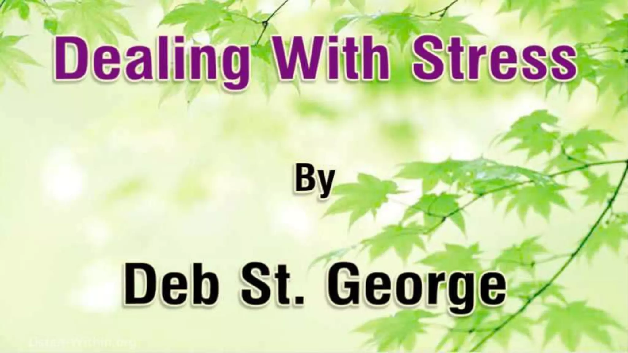 Dealing with Stress | PPTX