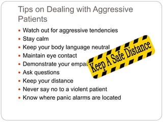 Dealing with aggressive behaviors | PPTX
