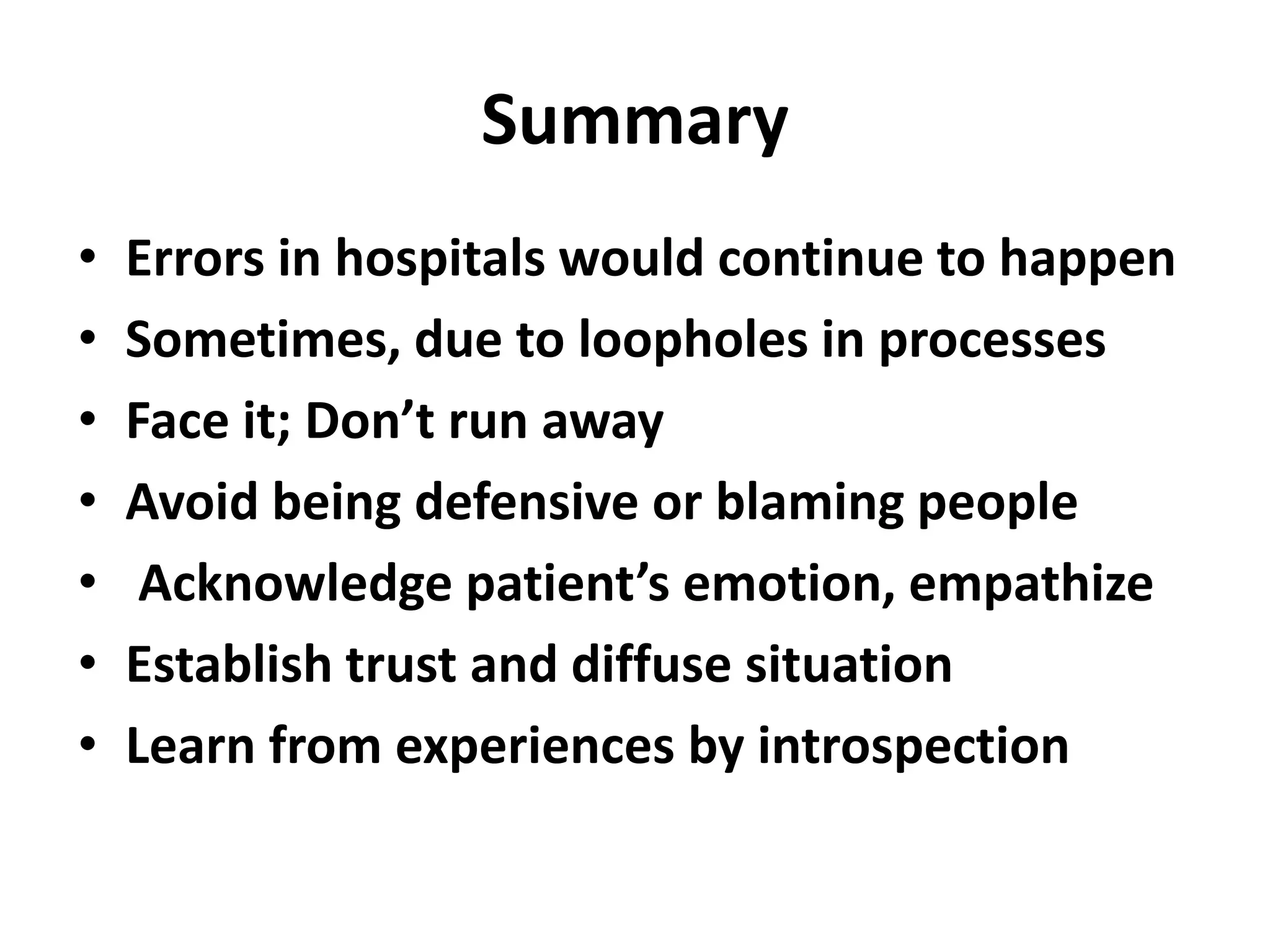 Dealing with angry patients and family members | PPTX