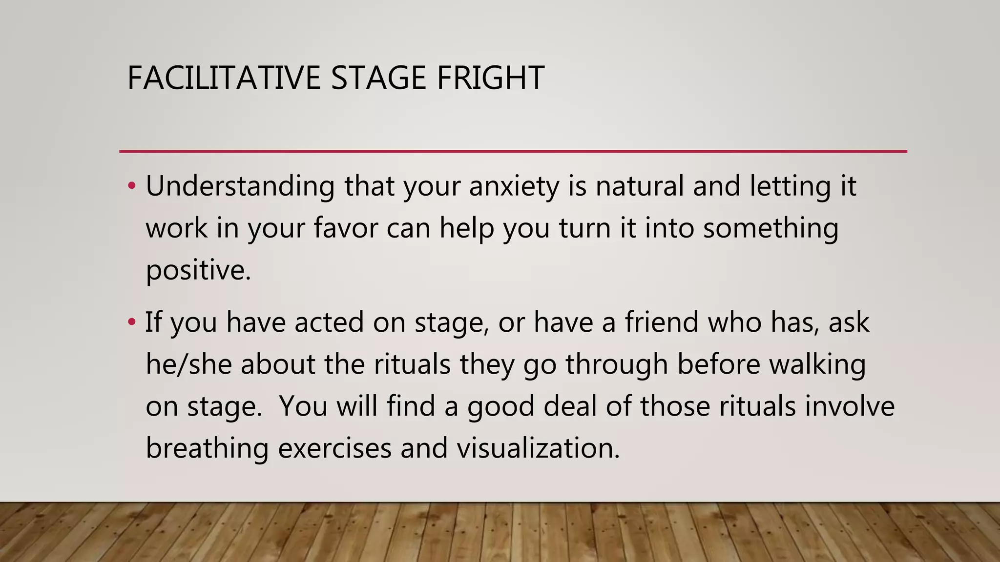 Dealing with anxiety | PPTX