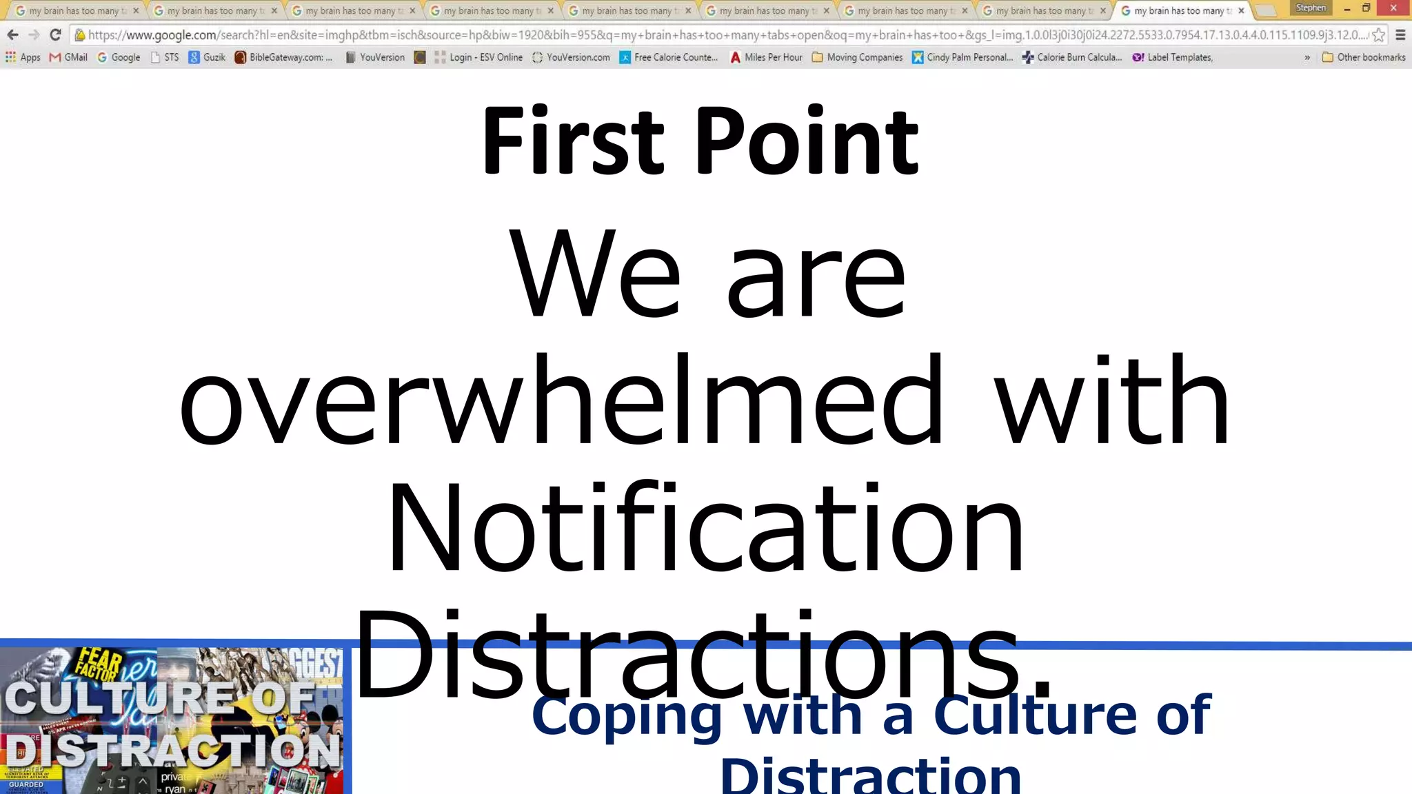 Coping with a Culture of Distraction | PPTX