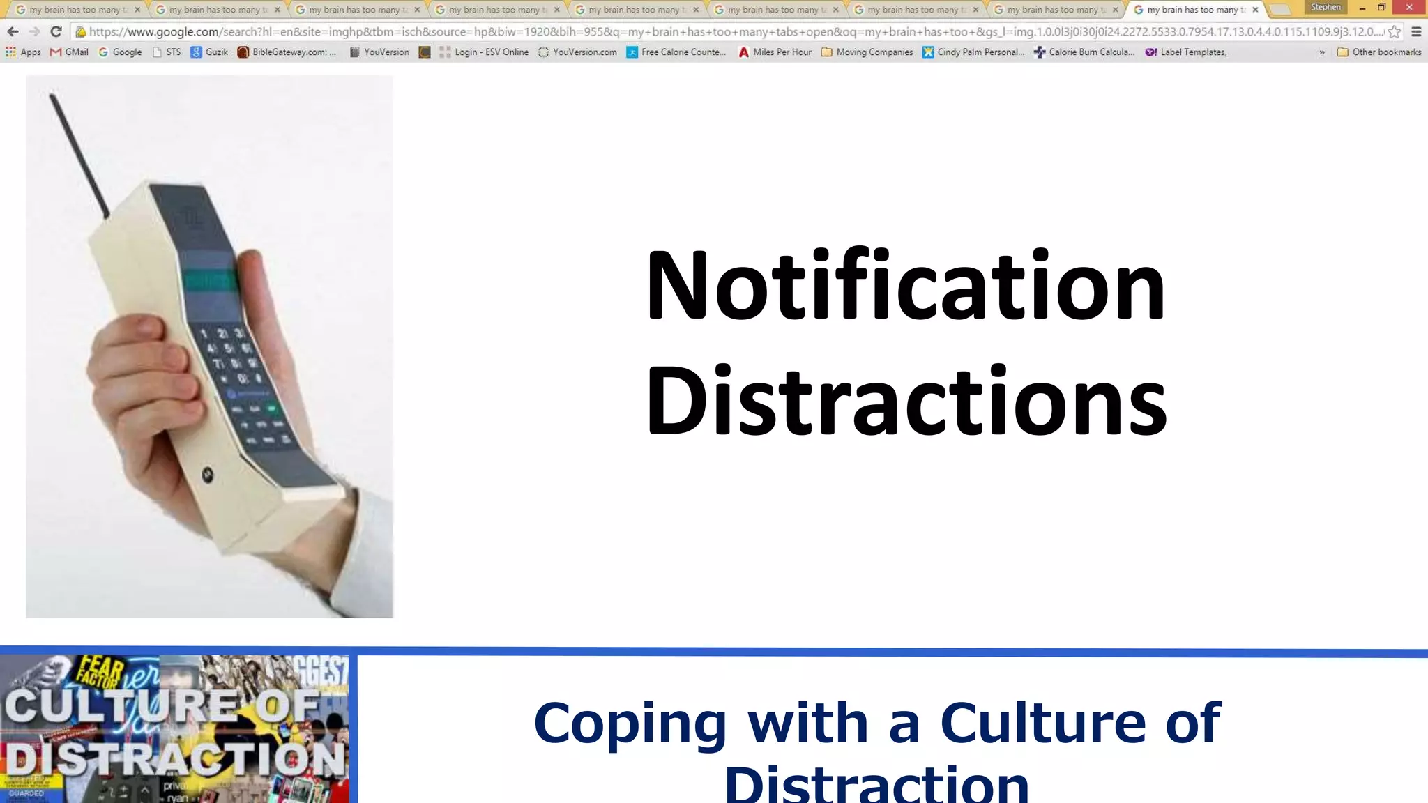 Coping with a Culture of Distraction | PPTX