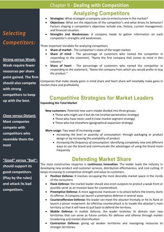 Dealing with competition 09 | PDF