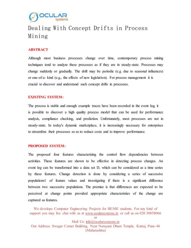 Dealing with concept drifts in process mining | DOCX