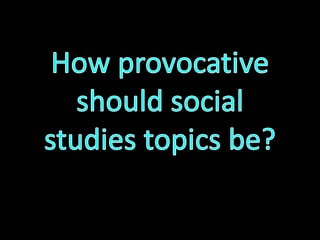 Dealing with controversial issues | PPT