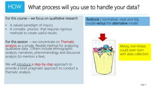 Dealing with data 10092020 | PPT