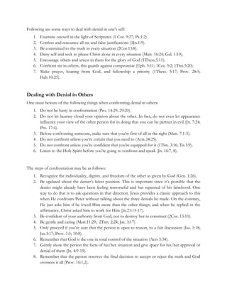 Dealing with denial | PDF