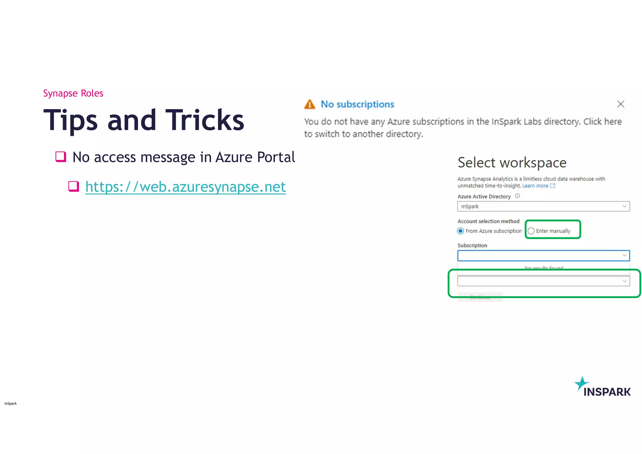 Dealing With Different Synapse Roles In Azure Synapse Analytics Erwin