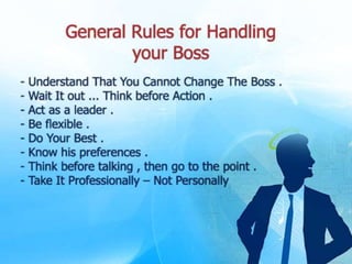 Dealing with difficult boss | PPTX