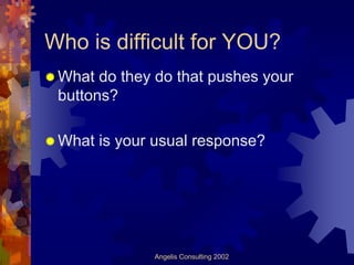 Dealing with difficult people | PDF