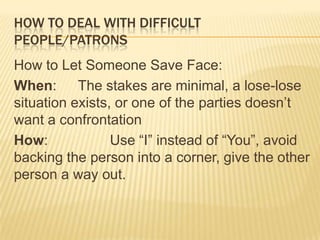 Dealing with difficult people | PPTX