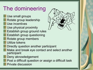 Dealing with difficult people | PPT