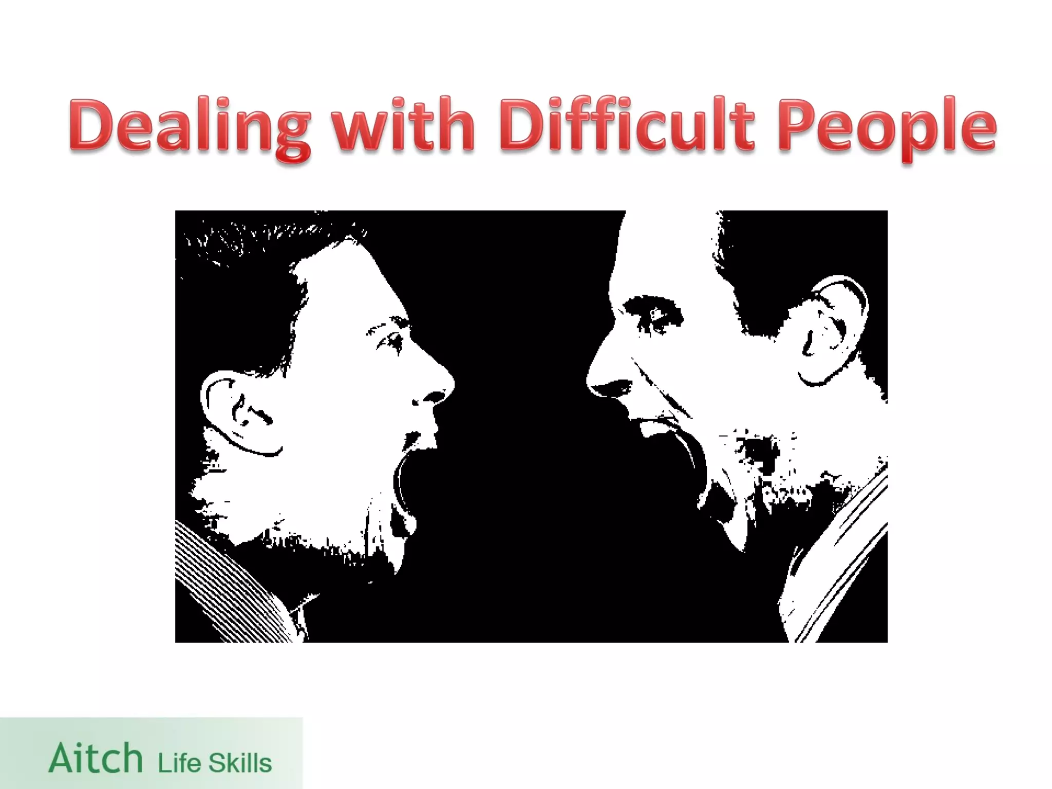 Dealing with difficult people | PDF