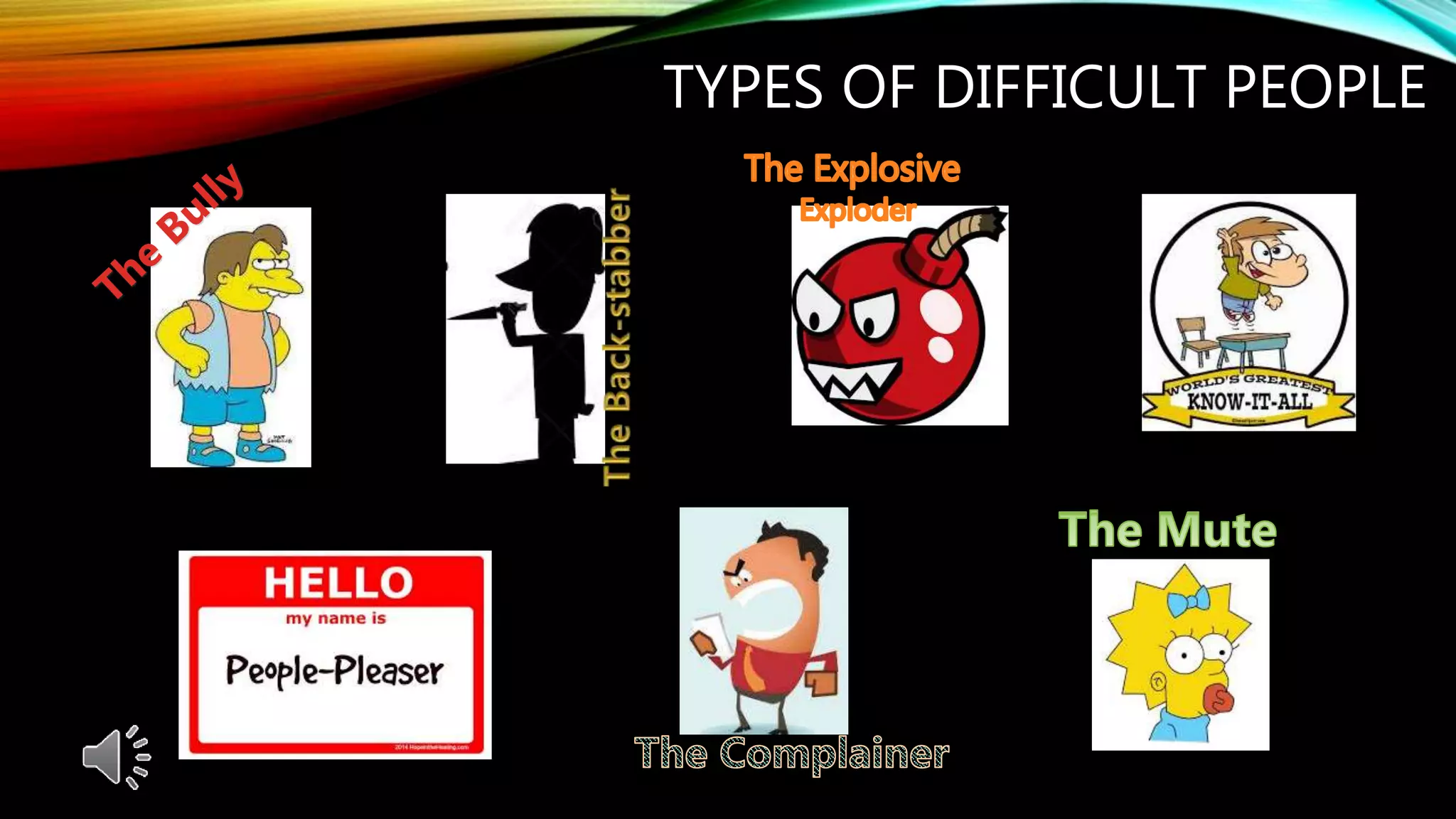 Dealing with difficult people (Revised) | PPTX | Family and Relationships