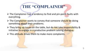 Dealing with difficult people in negotiation | PPTX | Family and ...