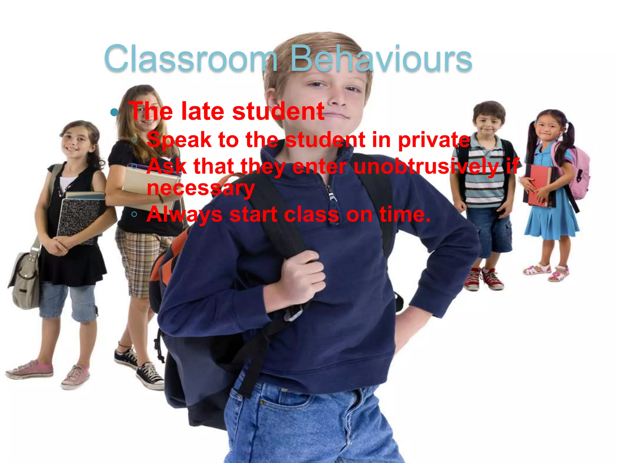 Dealing with difficult students | PPT