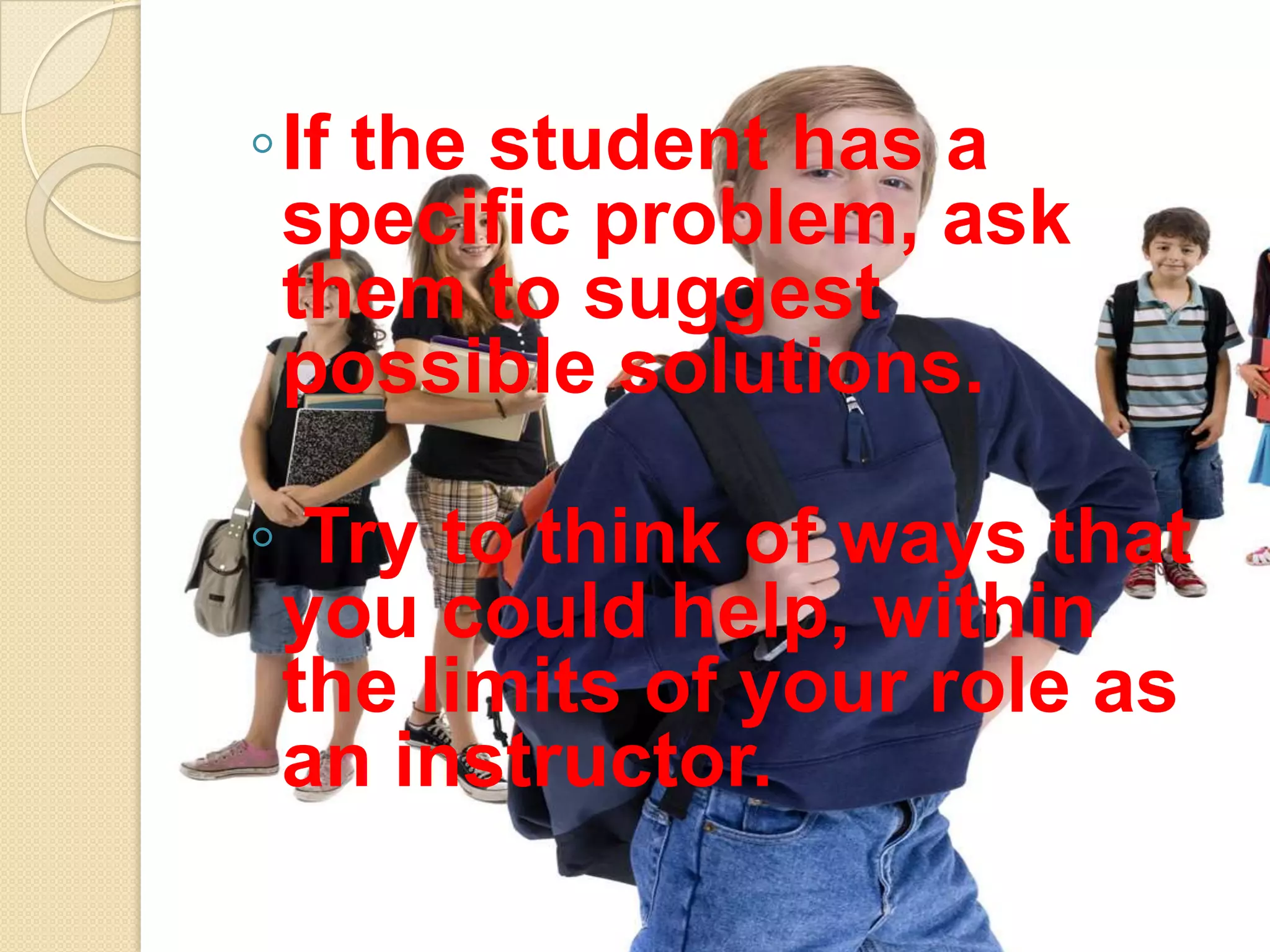 Dealing with difficult students | PPT