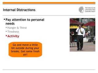 Dealing with distraction | PPT