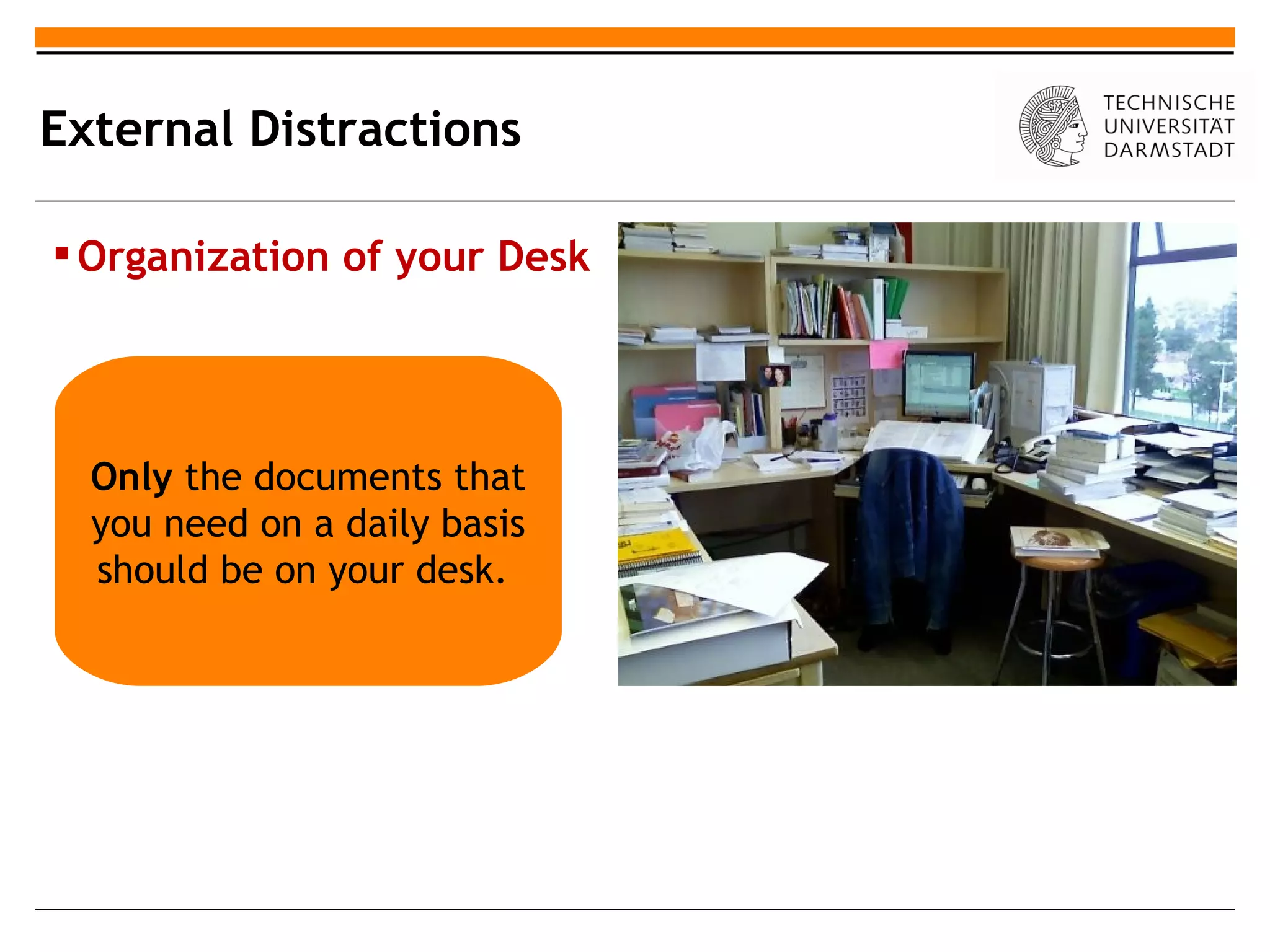 Dealing with distractions | PPT
