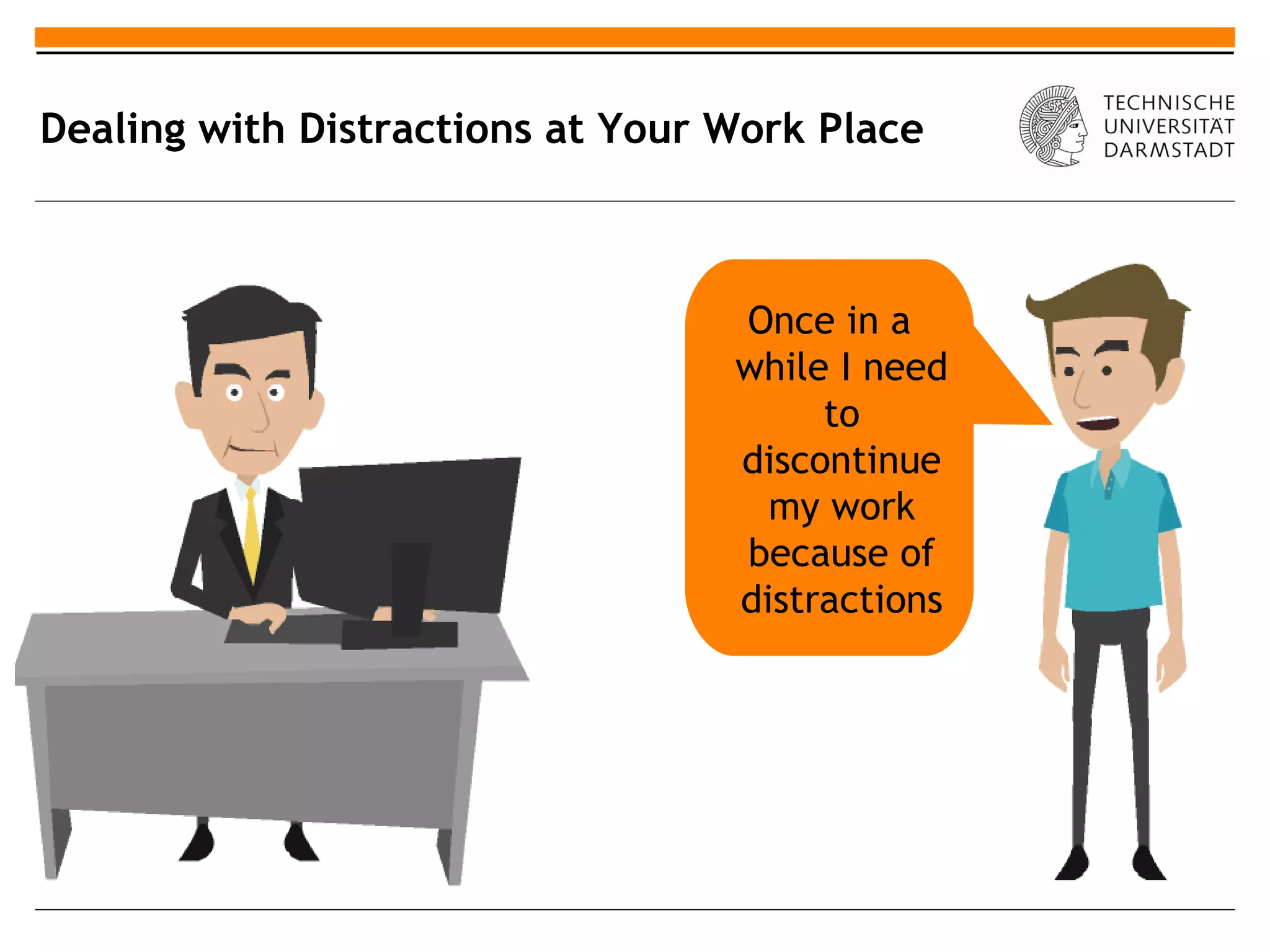 Dealing with distractions | PPT