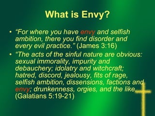 Dealing with envy | PPT