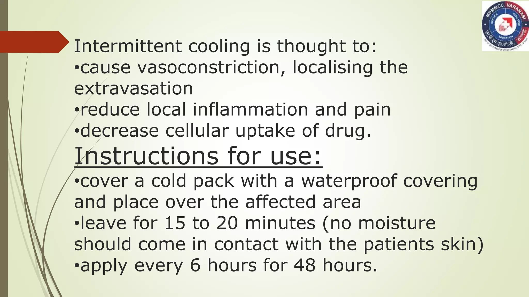 Dealing with extravasation | PPTX