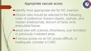 Dealing with extravasation | PPTX