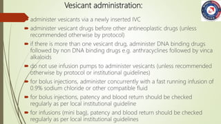 Dealing with extravasation | PPTX