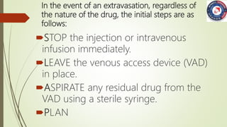 Dealing with extravasation | PPTX
