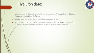 Dealing with extravasation | PPTX
