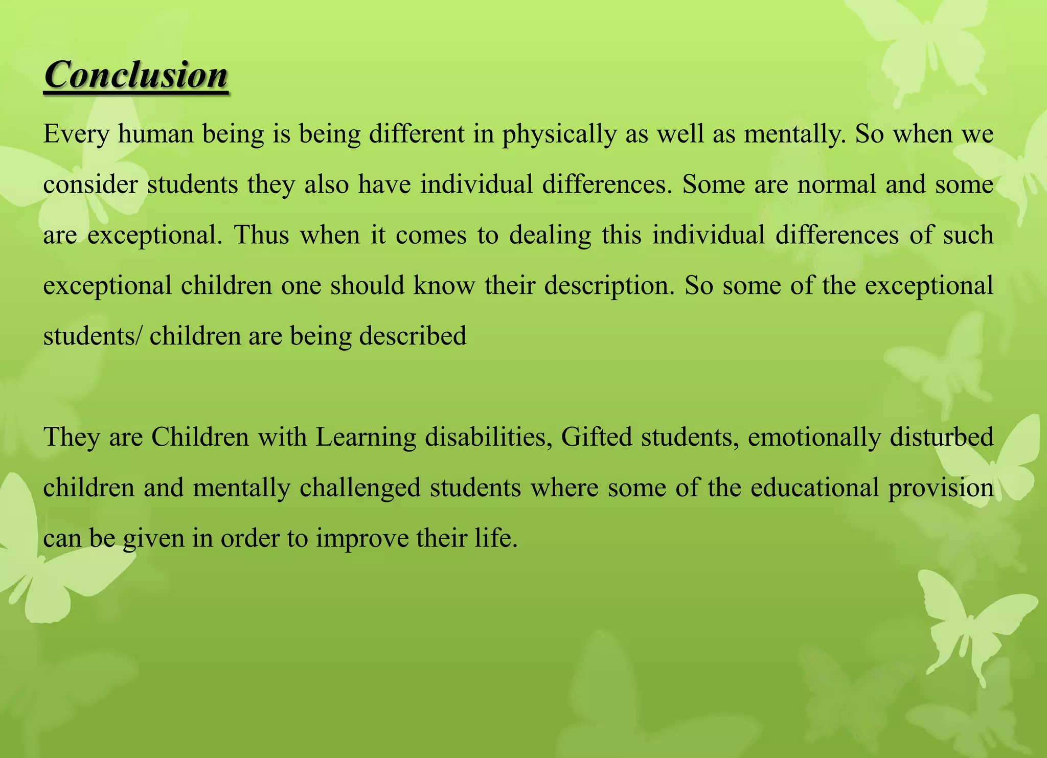 Dealing with individual differences | PPTX