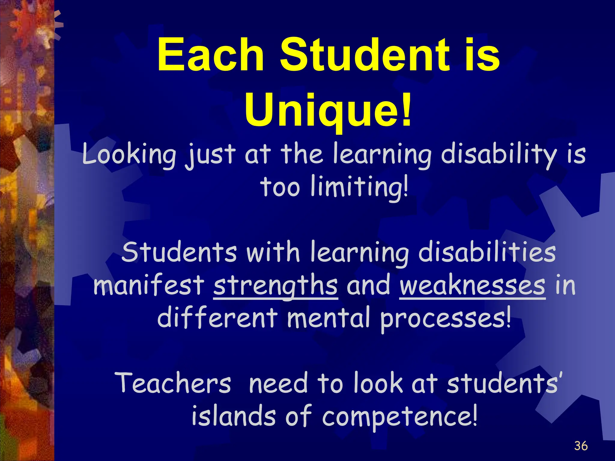 Dealing with Learning Disabilities etc.ppt