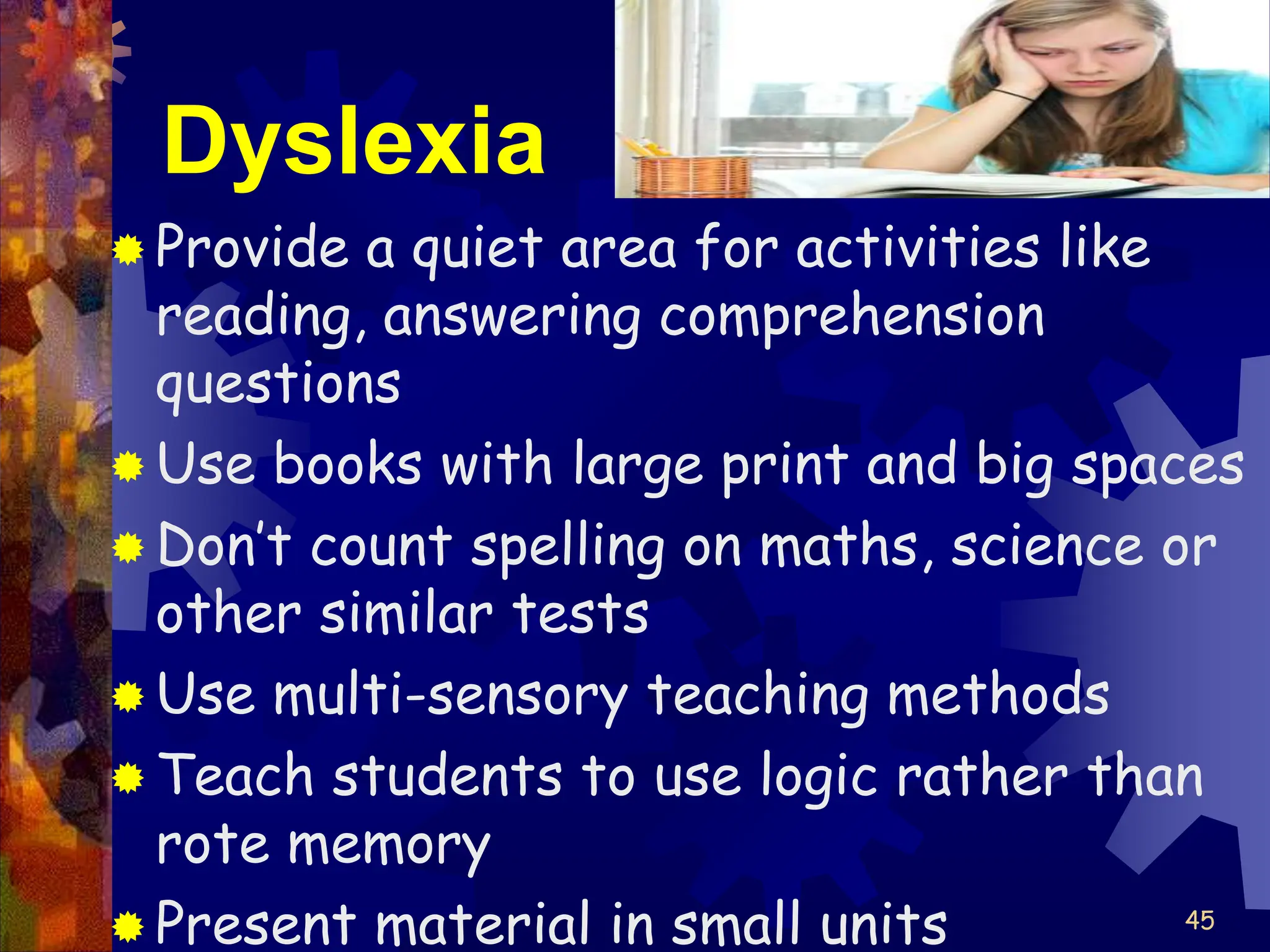 Dealing with Learning Disabilities etc.ppt