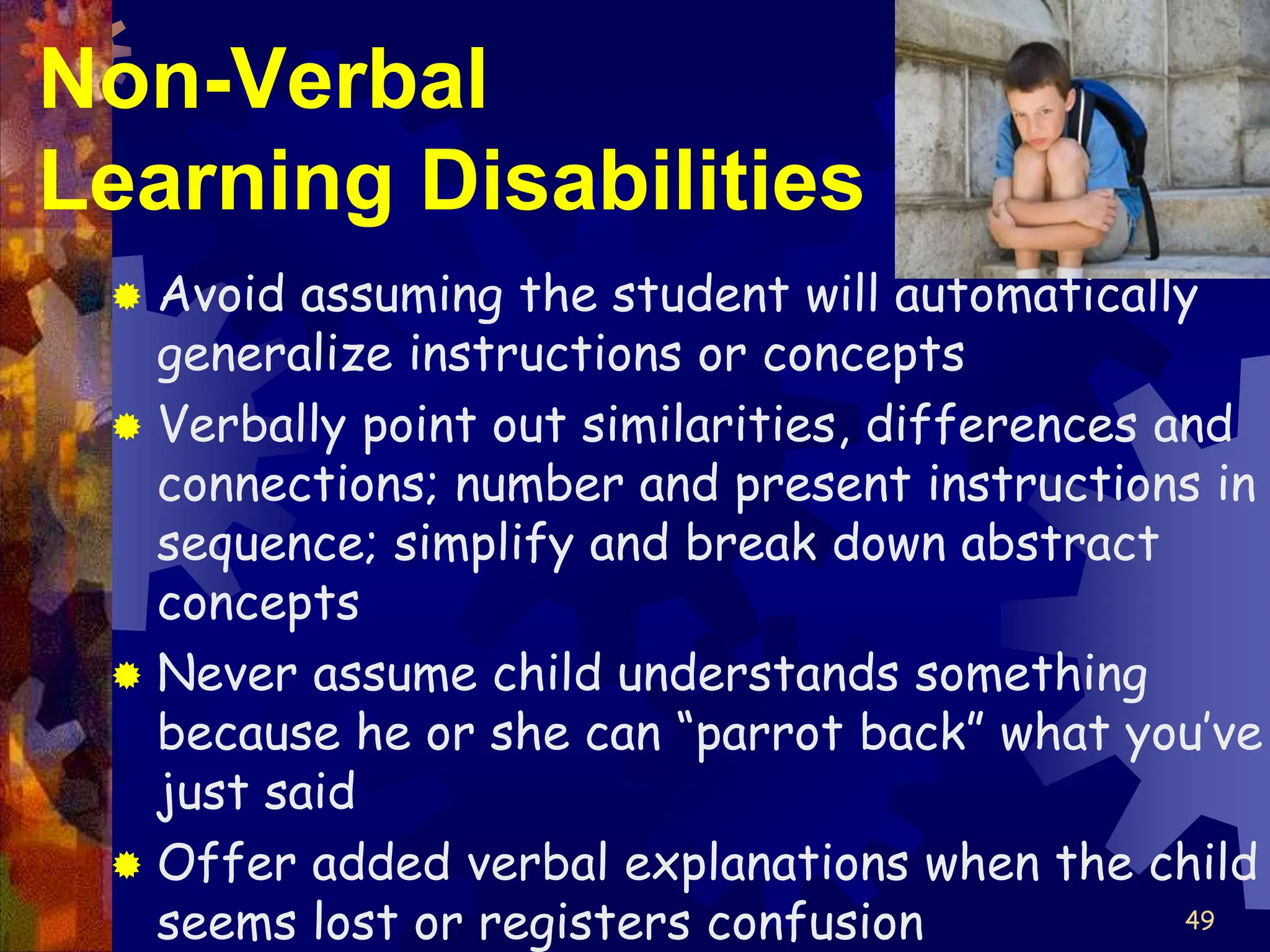 Dealing with Learning Disabilities etc.ppt