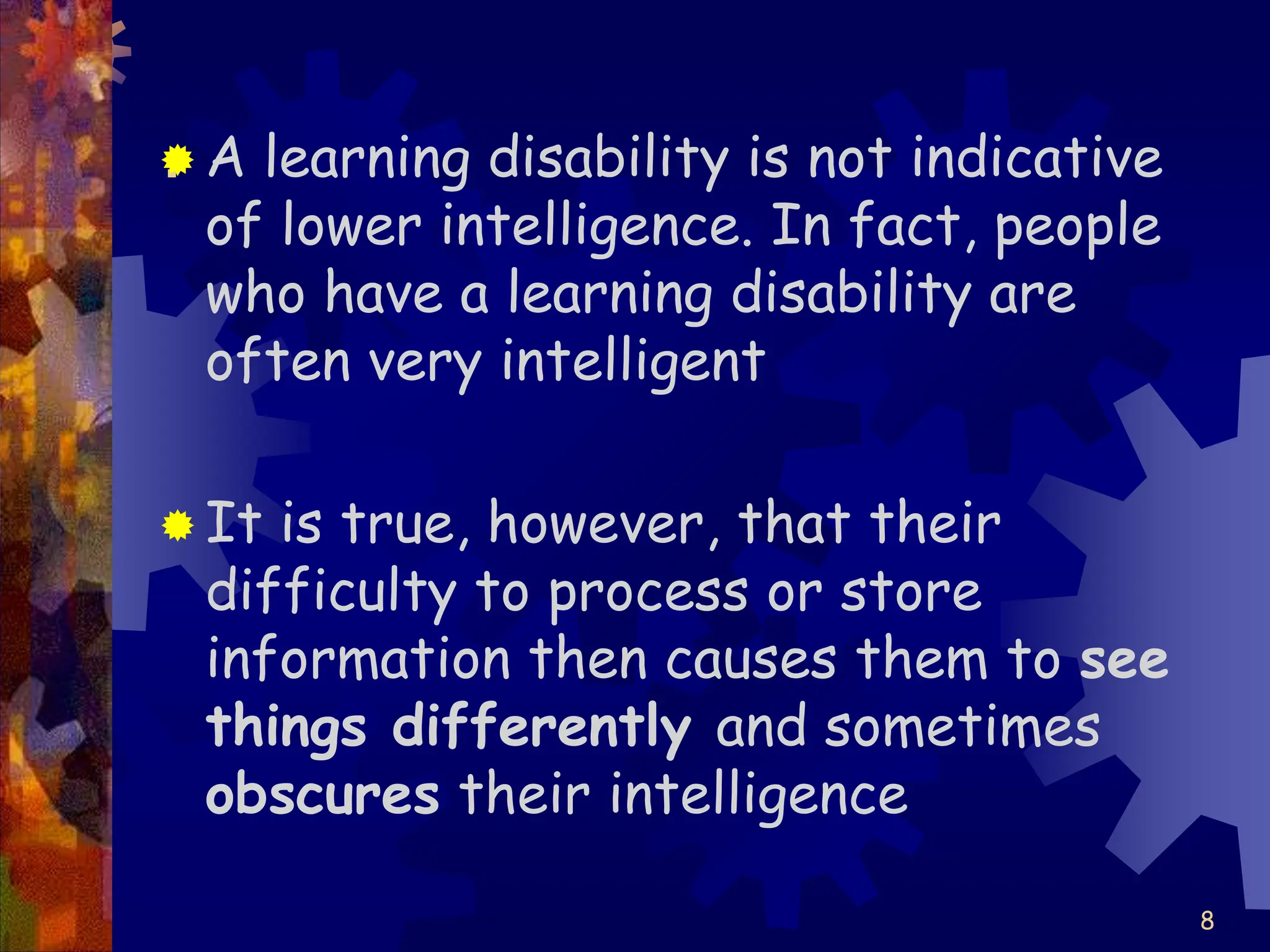 Dealing with Learning Disabilities etc.ppt
