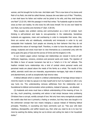 Dealing with marital problems | PDF