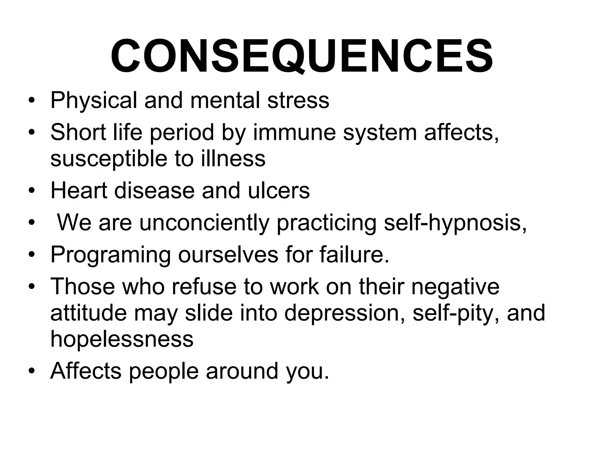 Dealing with negativism adriana's ppt | PPT