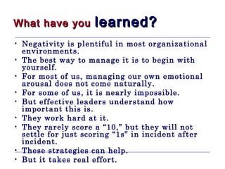 Dealing With Negativity | PPT