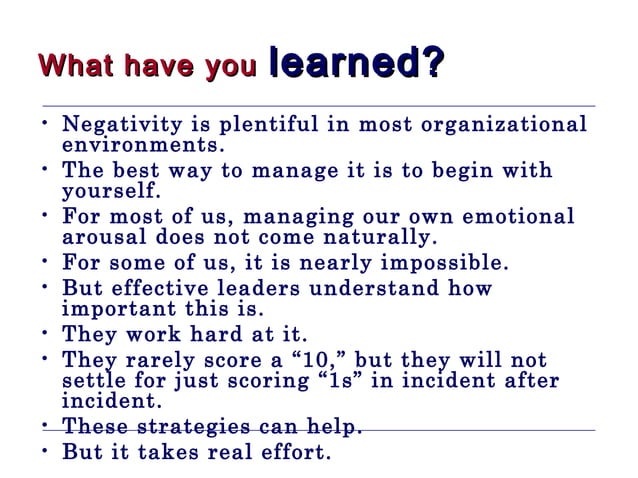 Dealing With Negativity | PPT | Mental Health | Diseases and Conditions