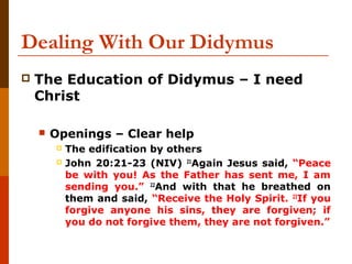 Dealing With Our Didymus | PPT