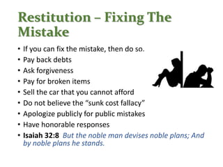 Dealing With Personal Failures | PPTX