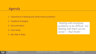 Dealing with Performance Problems | PPTX