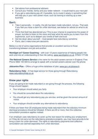 Dealing with redundancy | PDF