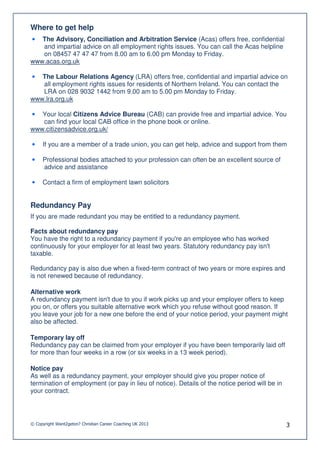 Dealing with redundancy | PDF