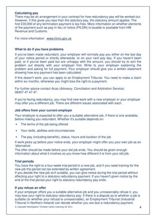 Dealing with redundancy | PDF