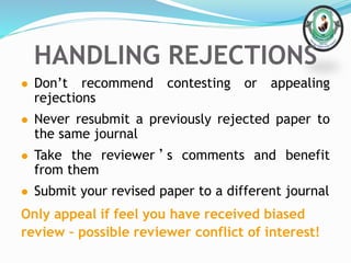 Dealing with rejected manuscripts | PDF