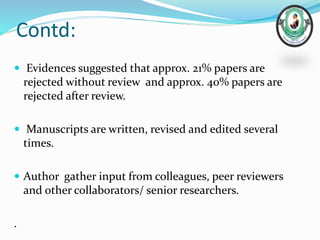 Dealing with rejected manuscripts | PDF